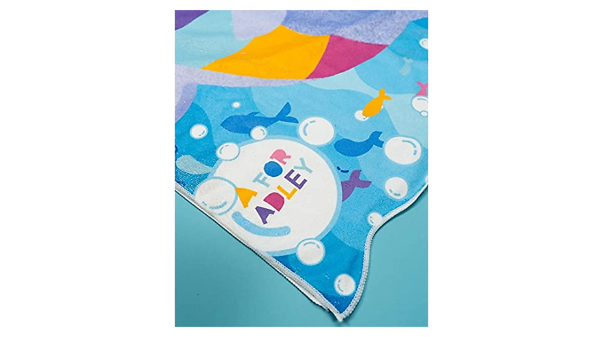 Official Adley Swimming Pack - Narwhal Towel, Floaties & Snorkie