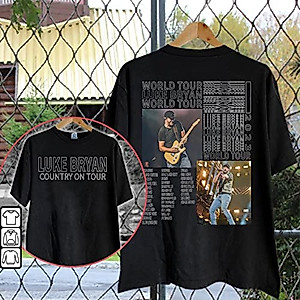 Luke%Bry%an Shirt Country On Tour 2023 Shirts Luke%Bry%an Music Concert Double Sides Shirt Luke%Bry%an Tour 2023 T-shirt, Sweatshirt, Hoodie, Long Sleeve, Tank Top Gift For Fans