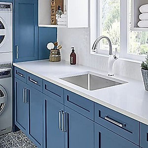 BLANCO 522136 QUATRUS R15 Drop-In or Undermount Laundry Sink, Stainless Steel