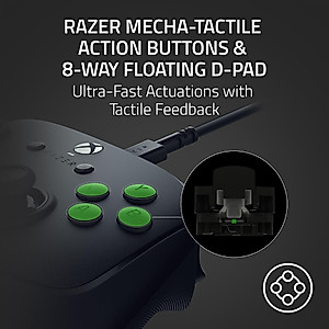 Razer Wolverine V3 Tournament Edition Wired Gaming Controller: Licensed for Xbox Series X|S, Xbox One, Windows PC - 6 Remappable Buttons - Fast Triggers - USB-C Cable - Wired Tournament Mode - Black