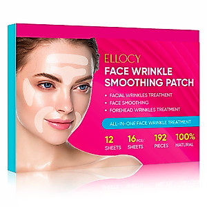 Ellocy Face Wrinkle Patches,192PCs Tape for Wrinkles Forehead Patches Anti Facial