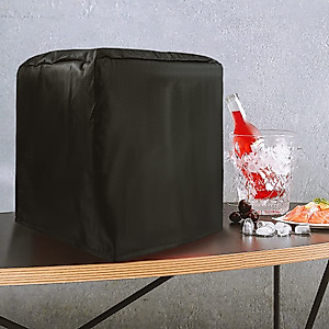 J&C Ice Maker Cover 420D Countertop Ice Machine Maker Cover Nugget Ice Maker Covers Portable Ice Maker Machine Cover Ice Makers Cover Portable Freezer Cover Ice Cube Maker Cover (No Ice Maker
