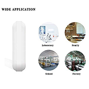 10 Pcs 30mm(1.18 inch) PTFE Magnetic Stirrer Mixer Stir Bar,White Color,Laboratory Bar,Stir Plate Bar,Stir Plate Magnet,Stir Rod Magnetic