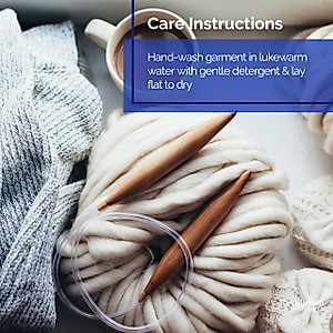 Revolution Fibers | Premium Super Bulky Merino Yarn | 100-Grams of 100% Wool Yarn Chunky Weight, Thick Wool Yarn for Knitting, Crochet, Baby Blanket, Dyed, Felting, Weaving, Lavender Purple