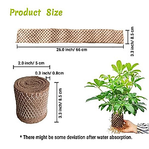 MiniJungle 6PCS Hydroponic Pods, Hydroponic Sponge Compatible with Aero-Garden Various Planting Systems, Replacement Root Growth Sponge, for Indoor & Outdoor Hydroponic Garden Seed Pods