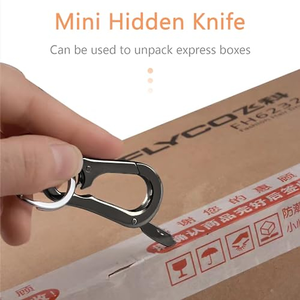 Anewsun Keychain 3 Pieces Metal Car Fob Key Chain Holder Clip, Carabiner Key Chain Ring Holder for Belt, Quick Release Keychain Clip for Men & Women, Gunmetal…