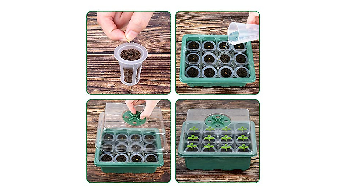 Hydroponic Seed Pod Sponges: Moistenland 50-Pack Replacements