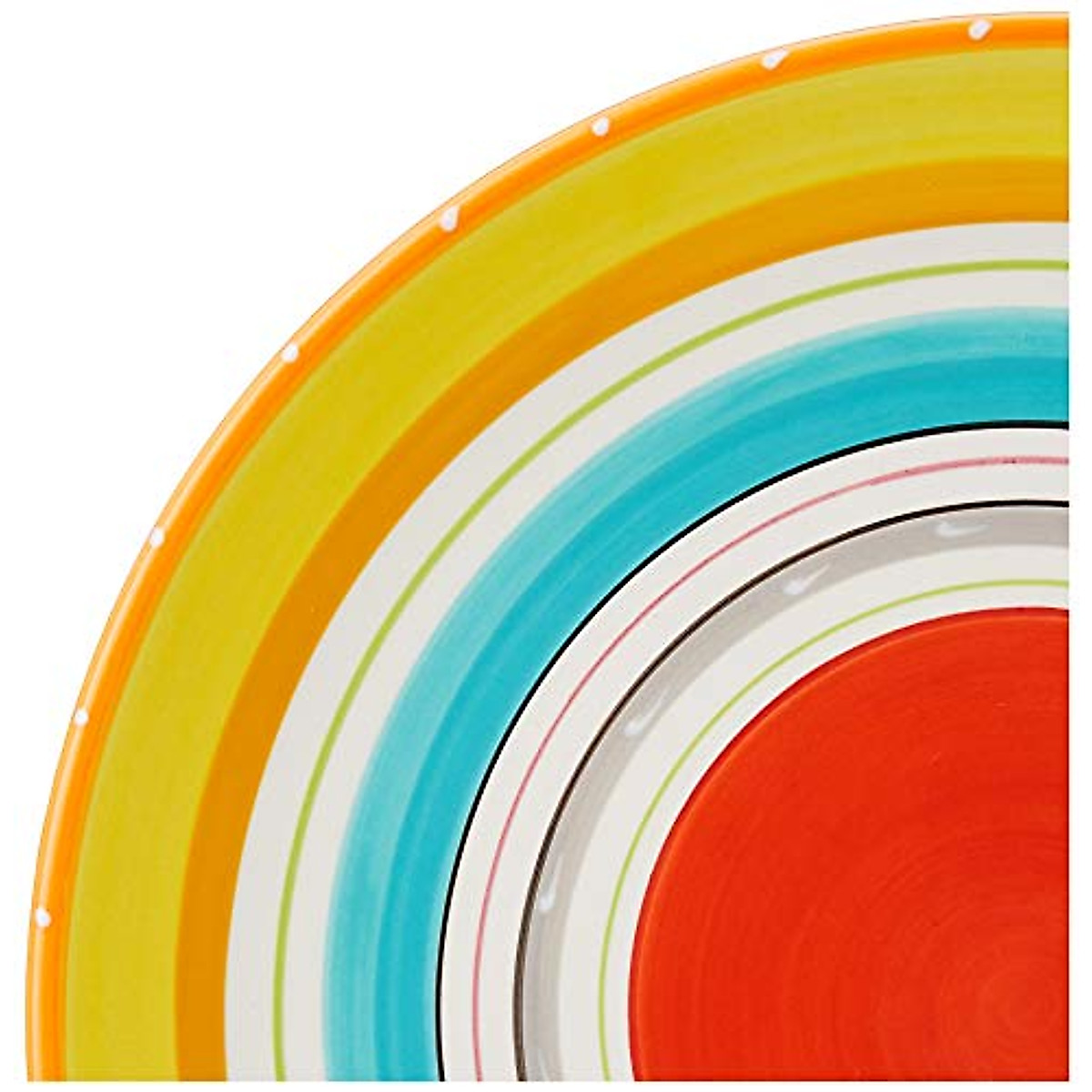Certified International Mariachi Dinner Plates (Set of 4), 10.75", Multicolor