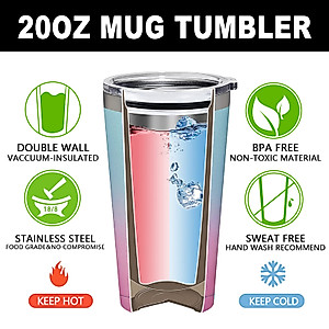 SpenMeta Mimi Gifts - Mimi Mothers Day Gift, Mimi Nutrition Facts Tumbler - Mothers Day, Birthday, Christmas Gift for Grandma - 20oz Mimi Tumbler Cup