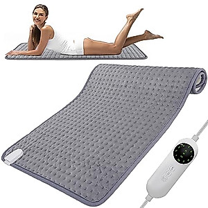 OCSOSO Large Heating pad for Back Pain Relief, 20" X 40" Sittable & Reclinable XXX-Large Heating Pads for Knee, Neck, Shoulder & Menstrual Cramps, Full Body Electric Heated Pad with Auto Shut Off