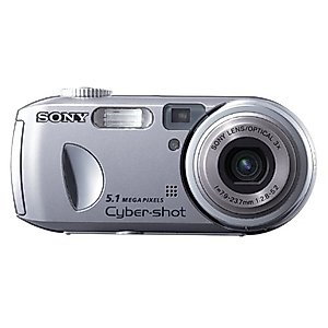 Sony Cybershot DSCP93A 5MP Digital Camera with 3x Optical Zoom