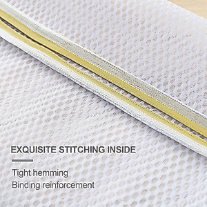 Mesh Laundry Bags for Delicates, Wash Bags for Lingerie 12X16 inch(3 Medium)