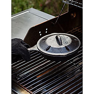 Lodge L3SMSK 6.5" Cast Iron Smoker Skillet, Black