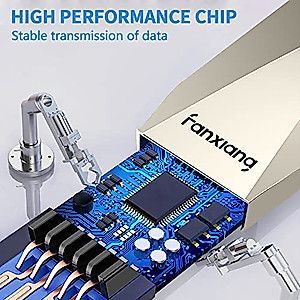 Fanxiang USB 32GB Flash Drive 3.1, Read Speed up to 250MB/S, USB Thumb Drive Portable Small High-Speed Storage Memory Stick, Suitable for PC/Tablet/Mac/Laptop(Silver)