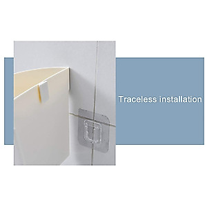 Cuteam Flower Pots for Garden, Semicircle Plant Bonsai Flower Pot Planter Bucket Wall Mount Office Home Decor Beige