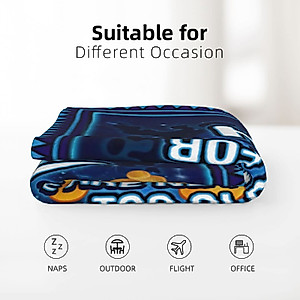 EVAGMG Cute Blanket Boys Girls Blankets Flannel Fleece Bear Throw Best Friend Super Soft Cozy Warm Plush Bedding 50''x40''