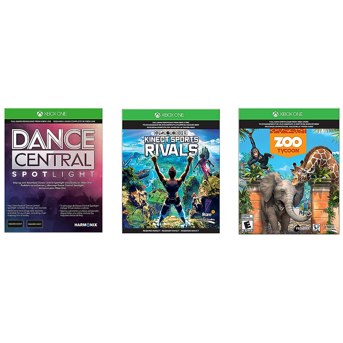 Xbox One 500GB Console with Kinect Bundle (Includes Chat Headset)