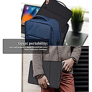 Drawing Tablet Sleeve Waterproof Protective Bag for Wacom Cintiq 16/Cintiq Pro 16 17/Intuos Pro PTH860 PTH860P Large,Huion KAMVAS Pro 16/GAOMON PD1560 PD1561 Graphics Drawing Tablet Case Holder, Black