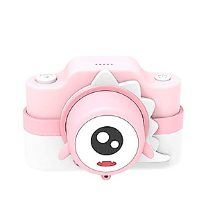 MCJL Christmas Camera Gift Child Toy Camera Boy Girl Child Camera Cartoon Digital Camera Small SLR Camera Toy Gift 750Mah Battery,Pink,36GB