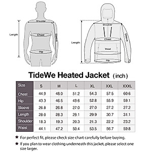 TIDEWE Men’s Heated Jacket with Battery Pack, Coral-Fleece Lining, Waterproof 1/2 Zip Jacket for Hunting (Veil Avayde Camo, Size M)
