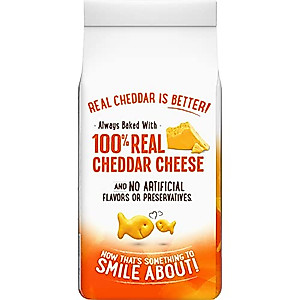 Goldfish Cheddar Crackers, Snack Crackers, 6.6 oz. bag, 6 CT box