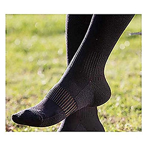 Copper Fit Unisex Compression Sock, Choose Size and Pairs (2, Large/X-Large), Black