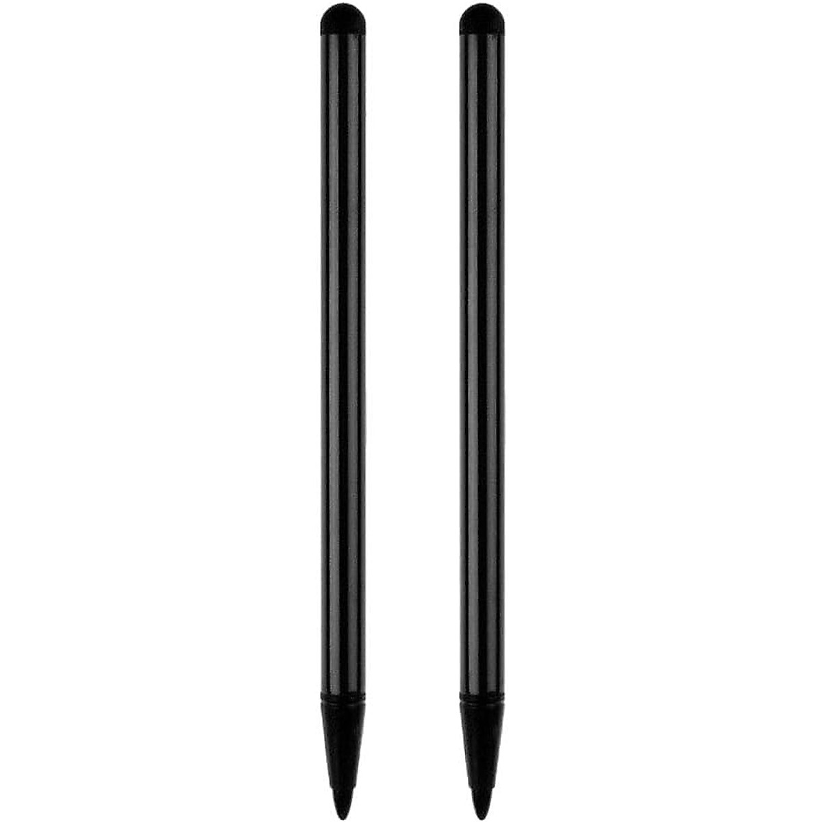 2pcs Black Stylus Pens for Touch Screens, Stylus Pen Universal Touch Screen Pens All capacitive Touch Screen Devices Capacitive Stylus Compatible for iPad, Samsung Galaxy, Touch Screen Smartphones,