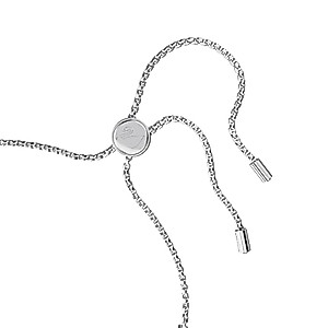 SWAROVSKI Women's Subtle Bracelet Jewelry Collection, Rhodium Finish, Clear Crystals