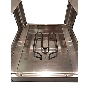 HeatMax 14x14x20 Commercial Food Warmer, Pizza, Pastry, Patty, Empanada, Hot Food, Concession, Convenience Store, Fund Raising, Display Case