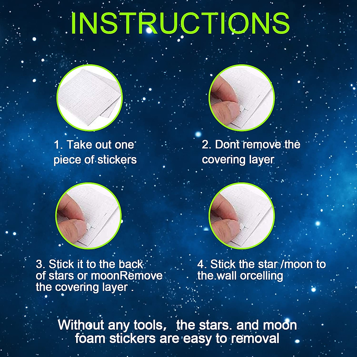 zxbaers Star Ceiling Stickers Glow in The Dark Stickers Luminous Stars Stickers,for Kids Room Decor Create a Comfortable Sleeping Environment 601 PCS