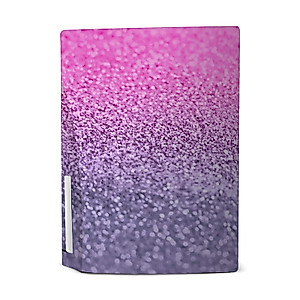 Head Case Designs Officially Licensed Monika Strigel Lavender Pink Art Mix Matte Vinyl Faceplate Sticker Gaming Skin Case Cover Compatible with Sony Playstation 5 PS5 Disc Edition Console