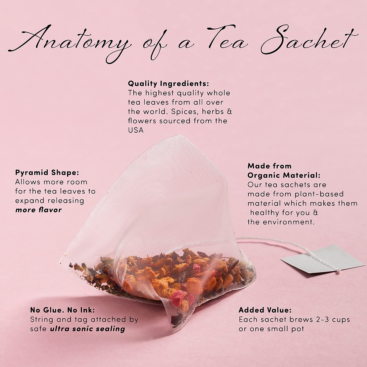 Berry Cotton Candy Childrens Tea by La Tea Dah | Caffeine Free Tea for Kids | Red Rooibos Tea w/Blueberry and Lavender | Unsweetened Dessert Tea | Candy Land Blueberry Tea (12 Decaf Tea Sachets)