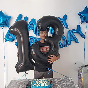 Number Balloon 50 Gold 40 Inch Foil Balloon Big Giant Jumbo Birthday Party Decorations Foil Mylar Helium Numbers Balloons for Men Women 50th Anniversary Event