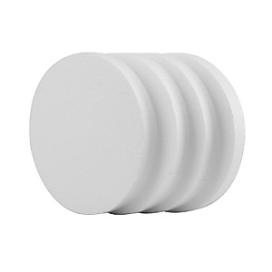 FFchuanhe 4 Pack Foam Circles for Crafts, Polystyrene Round Foam Discs (8×8×1 in) for DIY Projects, Decorations, Modeling, Christmas Decoration