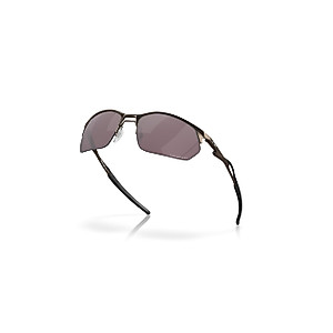 Oakley Men's OO4145 Wire Tap 2.0 Rectangular Sunglasses, Pewter/Prizm Daily Polarized, 60 mm