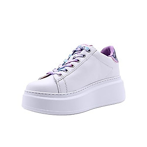 KARL LAGERFELD - Anakapri Lthr - KL63530D323KW01V - Color: White - Size: 8