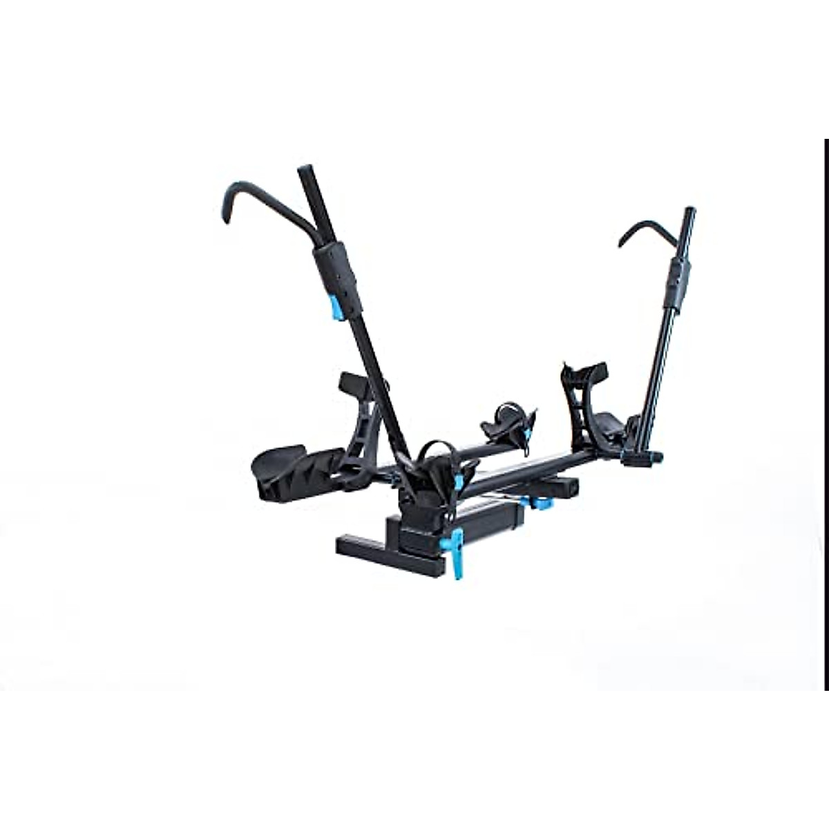 RockyMounts BackStage 2" Receiver Swing Away platform hitch 2 bicycle rack. Allows full access to the rear of the vehicle with bikes on or off the rack.