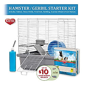 Kaytee My First Home Starter Kit Habitat for Pet Hamsters or Gerbils