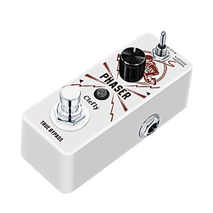 Clefly Guitar Phaser Effect Pedal Analog Phase Effect Pedal For Electric Guitar Bass True Bypass