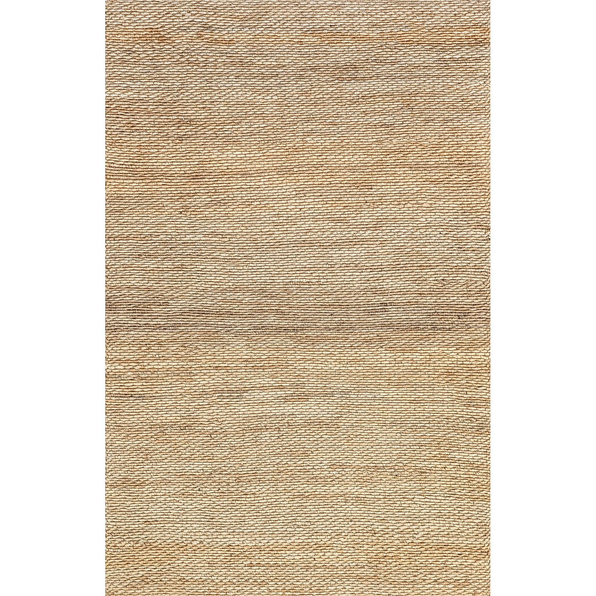 nuLOOM Hailey Hand Woven Jute Accent Rug, 2' x 3', Natural, Rectangular, 0.75" Thick