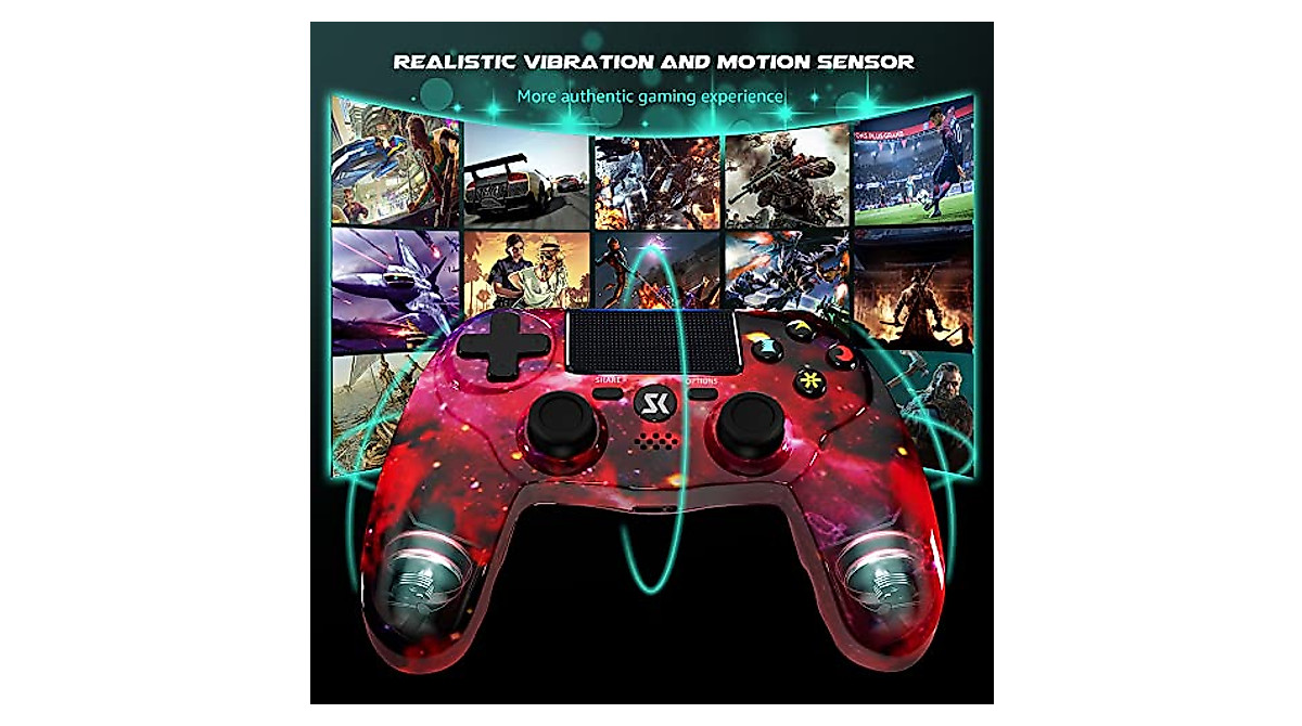 Wireless PS4 Controller - Galaxy Nebula Design