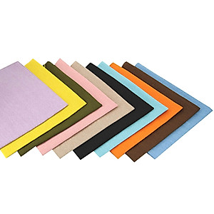 Rose Flavor Linen Fat Quarters Pre-Cut Quilting Assortments for Sewing Crafting (18 by 20.5Inch)