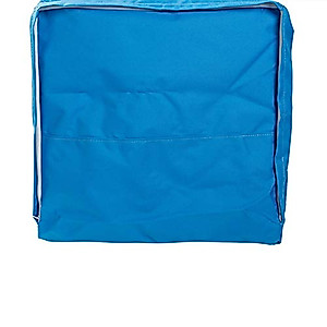 Soft Bean Bag Chairs for Kids and Adults, Lazy Lounge Storage Bean Bag Chair Cover Unfilled Sofa Beanbags Stuffed Animal Storage Indoor Outdoor (Blue - B, 23.6x25.6inch)