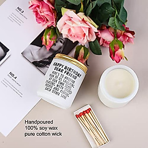 Birthday Gifts for Women Best Friends, Gifts for Friends Bestie, Friendship Gifts for Women Friends, Happy Birthday Gifts, Soy Wax Lavender Scent
