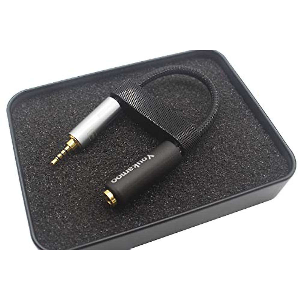 Youkamoo [ 2.5mm Male ] 2.5mm Male to 4.4mm Female 8 Core Silver Plated Headphone Earphone Audio Adapter Cable New in Box 2.5mm Balanced to 4.4mm Balanced [ 4.4mm Female ]