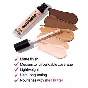 Wet n Wild Mega Last Incognito All-Day Full Coverage Liquid Matte Concealer, Light Beige, 0.18 Ounce