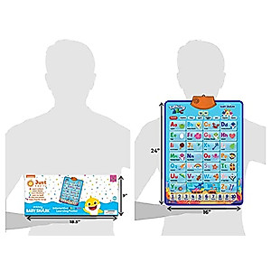 Baby Shark Alphabet & Number Learning Toys by Pinkfong, Educational Toddler Gift Set for Ages 1-3, Musical Mat, ABC Poster, Room Decor, Activities & Games, Baby Shark Toys for Boys & Girls Ages 2-4