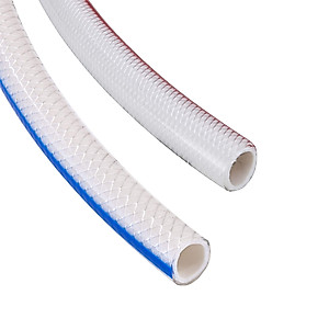 RecPro 1/2" RV Pressurized Hot & Cold Water Line Combo | RV Hose | Flexible | Non-Toxic | Vinyl | Heavy Duty | Length Options (5ft)