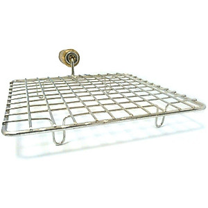 Stainless Steel Square Wire Roaster Wooden Handle, Roasting Net Roti Jali, Roti Grill, Papad Grill, Chapati Grill, Sqaure Roasting Papad Net