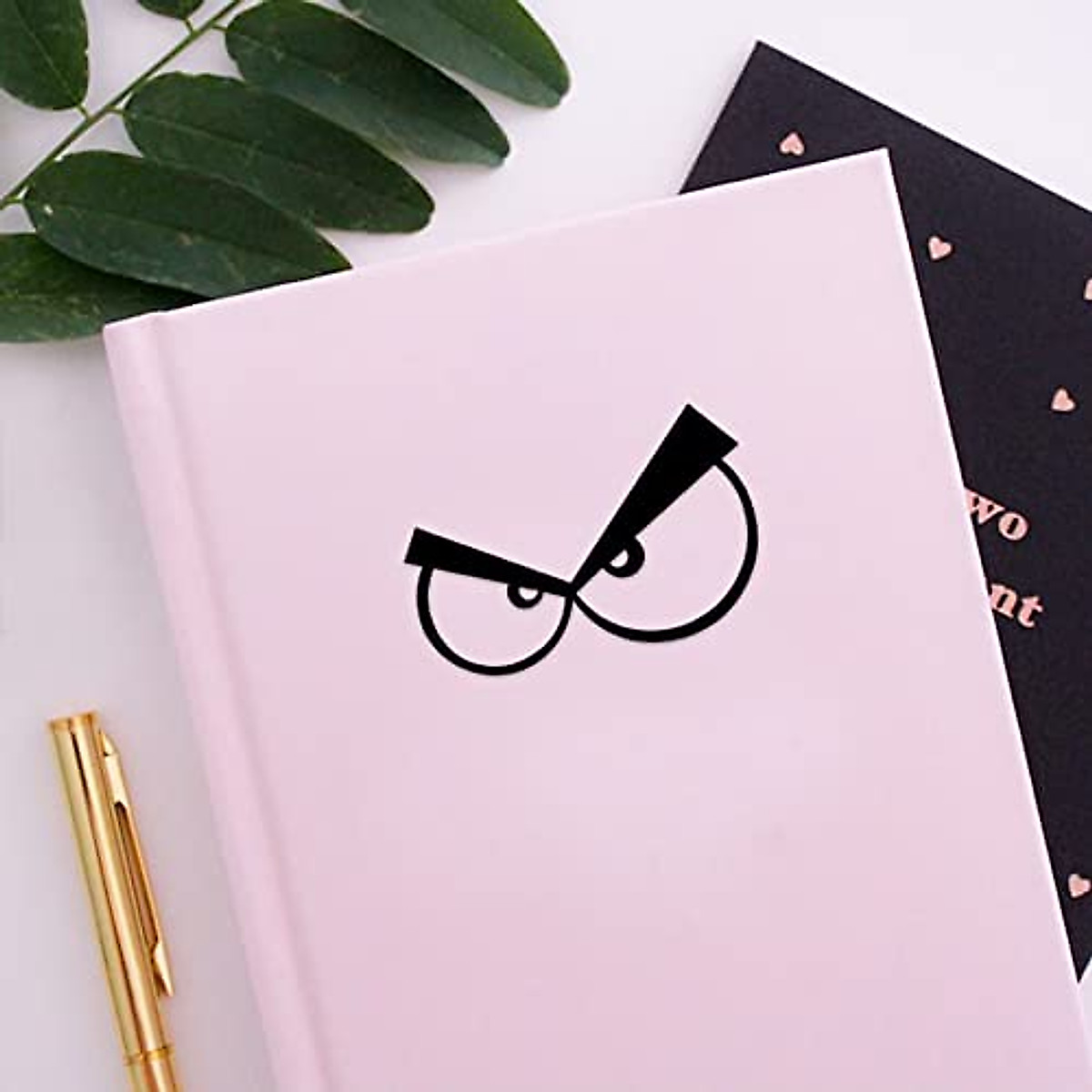 CloudCave Anime Stickers - Vinyl Transfer Anime Eye Decals for Oculus Quest 2 Headset, Playstation VR 2, or Other VR Headsets w/White Background - Removable Decal for Laptop, Car, Wall & More